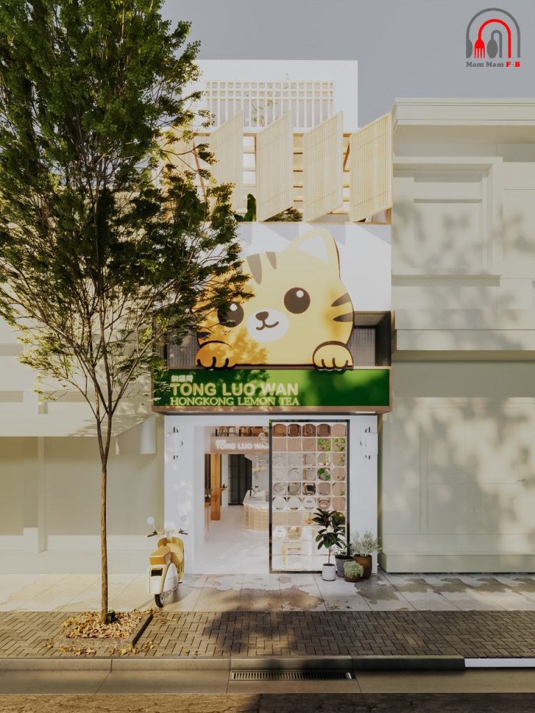 Thiết Kế - Thi Công - Setup Trà Chanh HongKong Tong Luo Wan